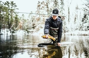 Streamer Fishing from a Raft