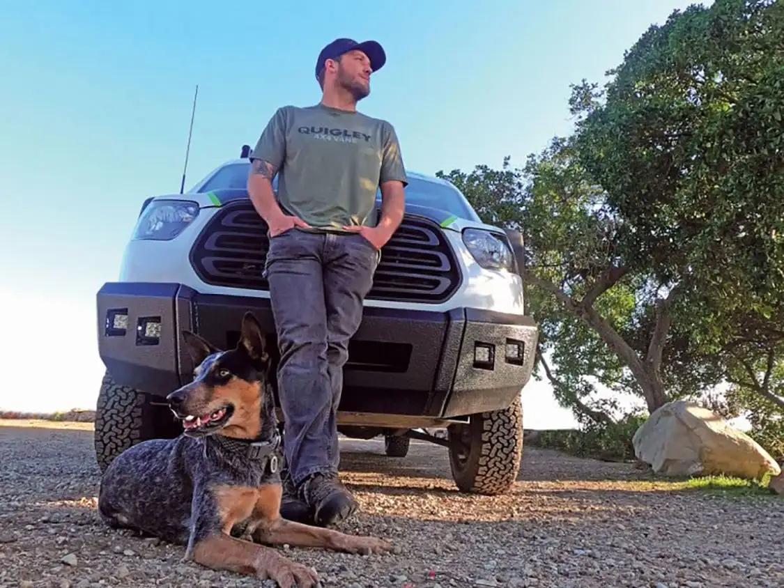 Chef Adam Glick Adventures in Quigley 4x4 Van