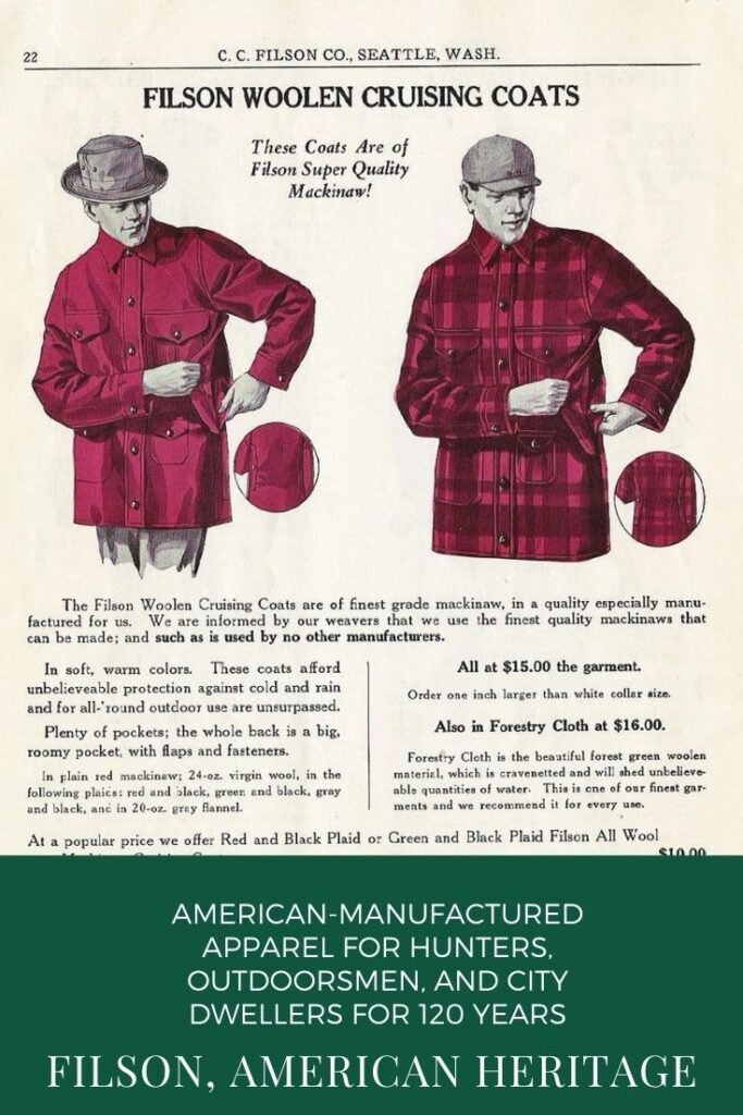 Filson pinterest graphic - TREAD Magazine