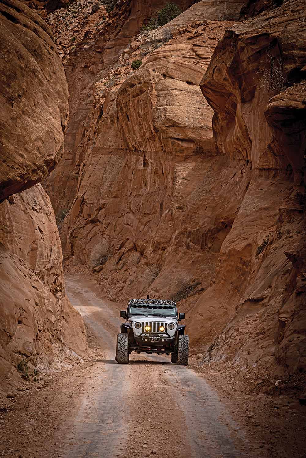 Overland Jeep Takes Underground Adventure