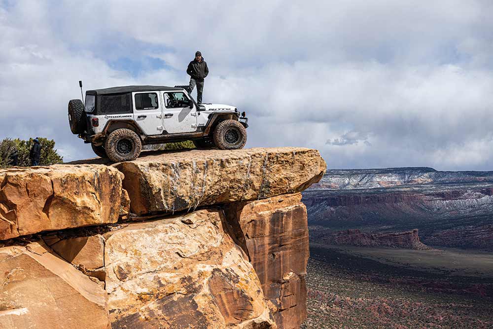 Overland Jeep Takes Underground Adventure