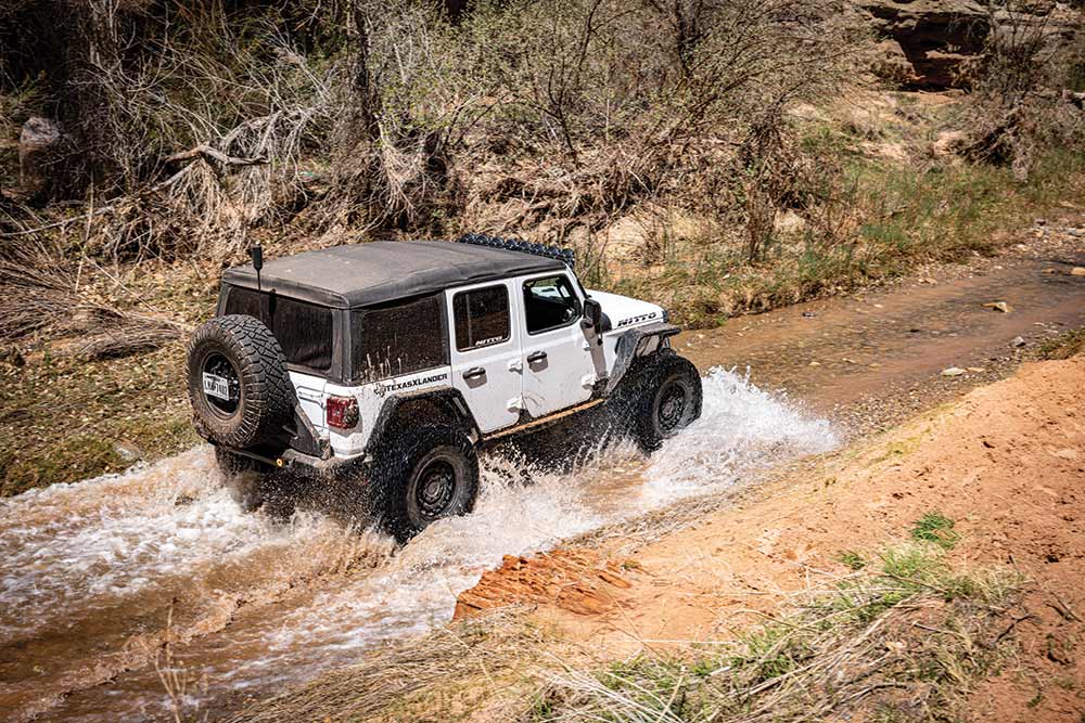 Overland Jeep Takes Underground Adventure