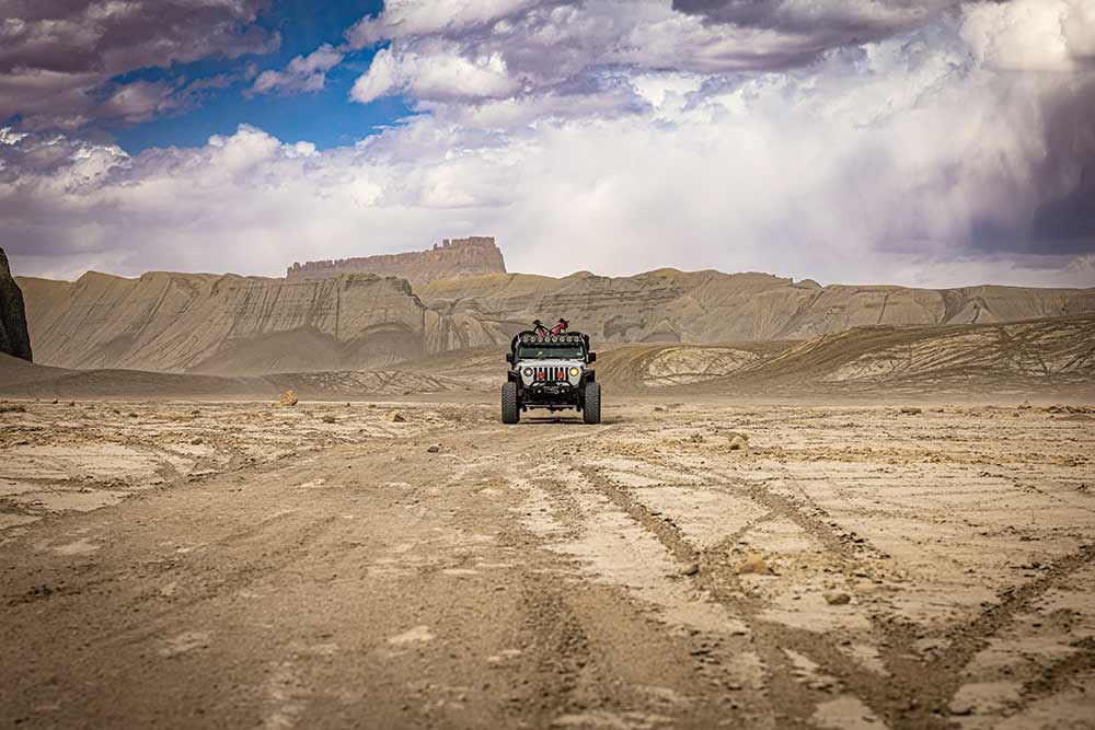 Overland Jeep Takes Underground Adventure