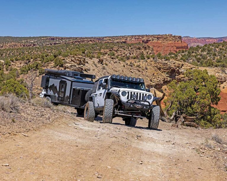 Overland Jeep Takes Underground Adventure