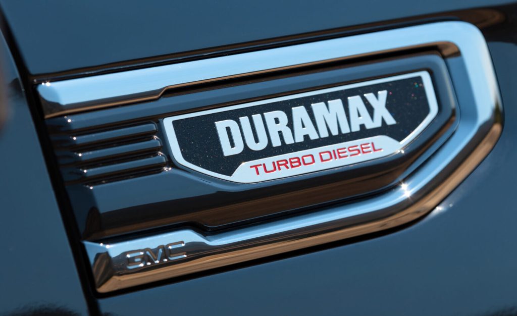 The 2024 GMC Sierra AT4X gets a standard 3.0L Duramax Turbo-Diesel upgrade
