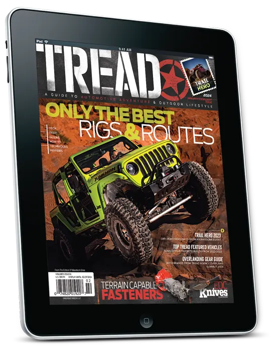 Tread Magazine: Automotive Adventure and Outdoor Lifestyle