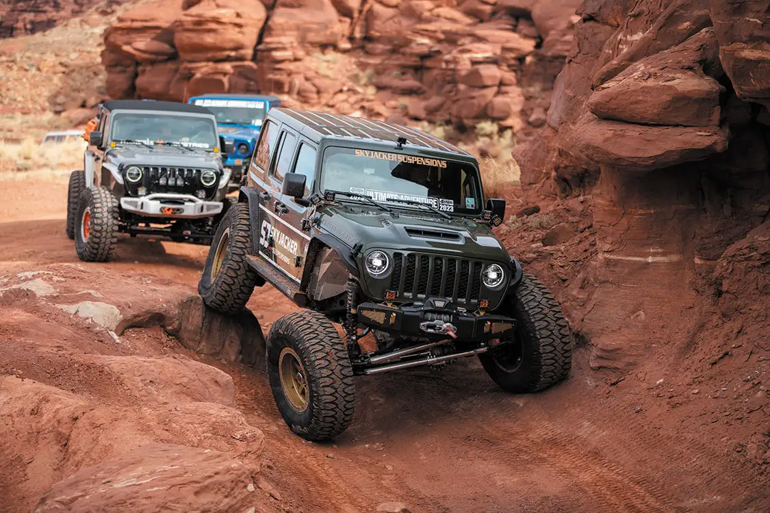Skyjacker Suspension's 50th Anniversary Run at Easter Jeep Safari 2024