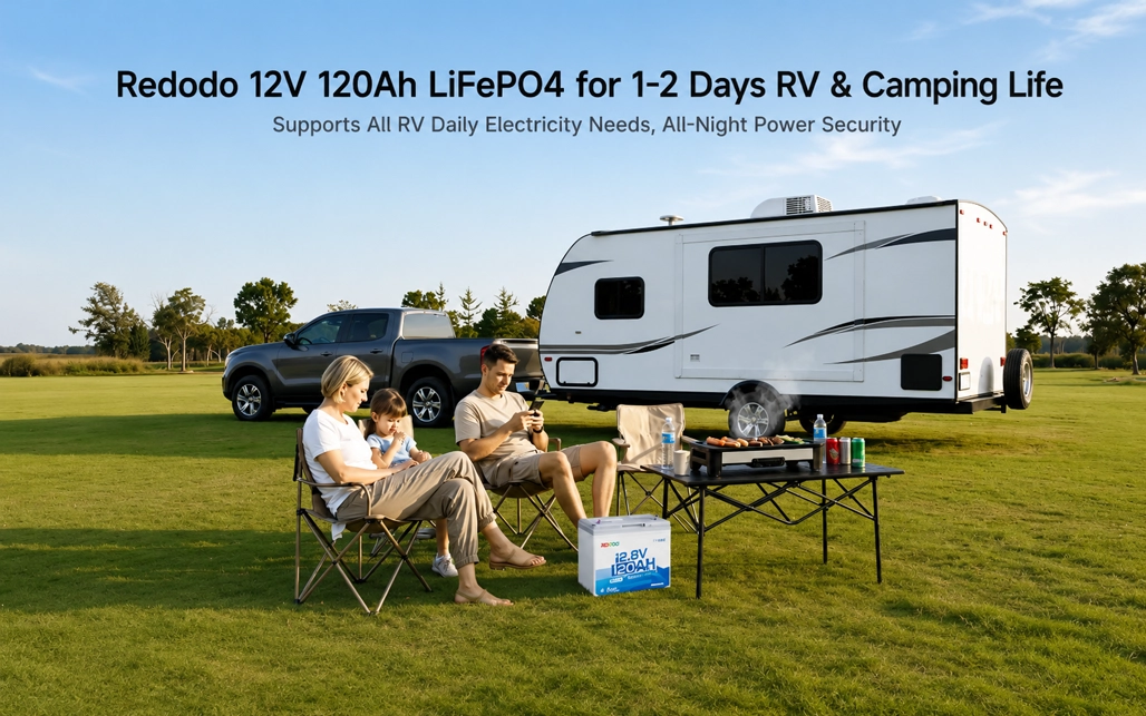 Ultra-Light Redodo 12V 120Ah Group 24 Bluetooth Lithium Battery: A Must ...